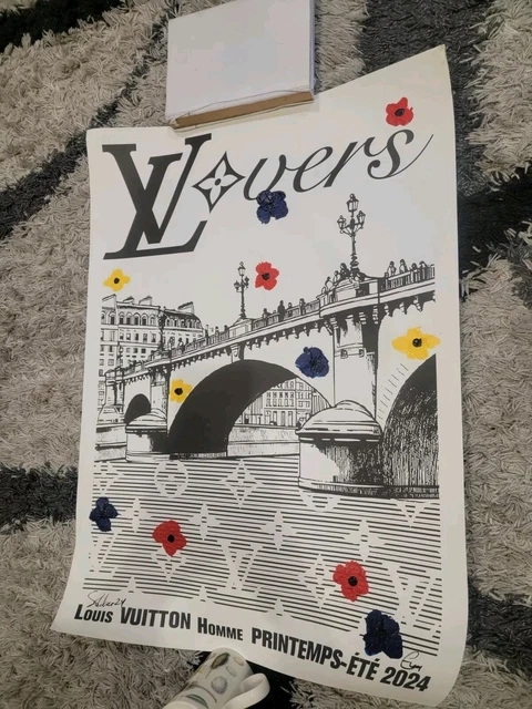LOUIS VUITTON LV LOVERS Limited Edition Poster Printemps-Ete 2024 £60. ...