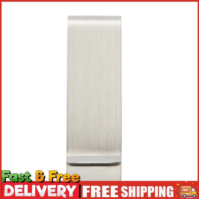 MINI CARTELLA SOLDI Pronta Anti-Perdita Bifold Morsetti Soldi Durevoli ...