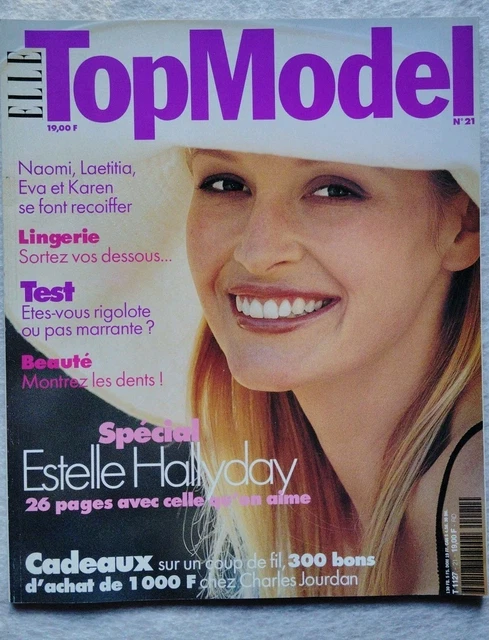 ELLE TOPMODEL N°21 April.1998 Spécial Estelle Hallyday,Naomi, Laetitia,Karen EUR 15,00 - PicClick FR