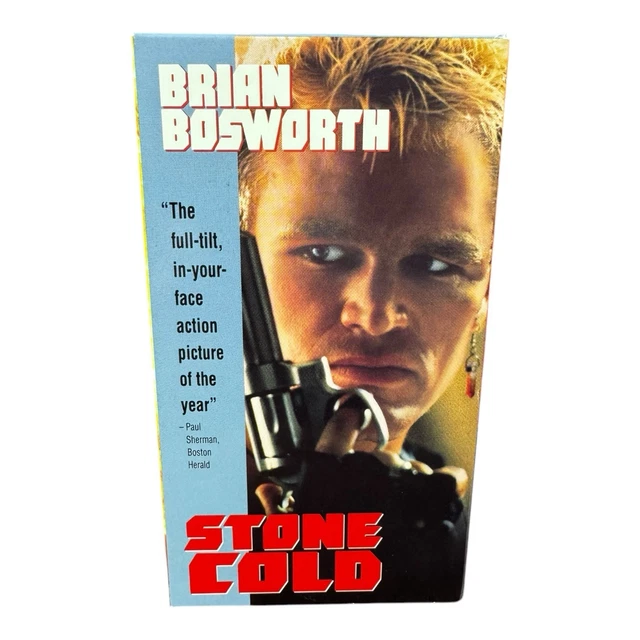 STONE COLD (VHS, 1991) Brian Bosworth Lance Henriksen Rare Action OOP £ ...