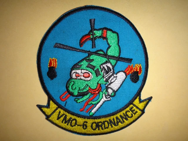 VIETNAM GUERRE USMC Marines VMO-6 Ordnance Groupe MAG-36 Patch EUR 13 ...