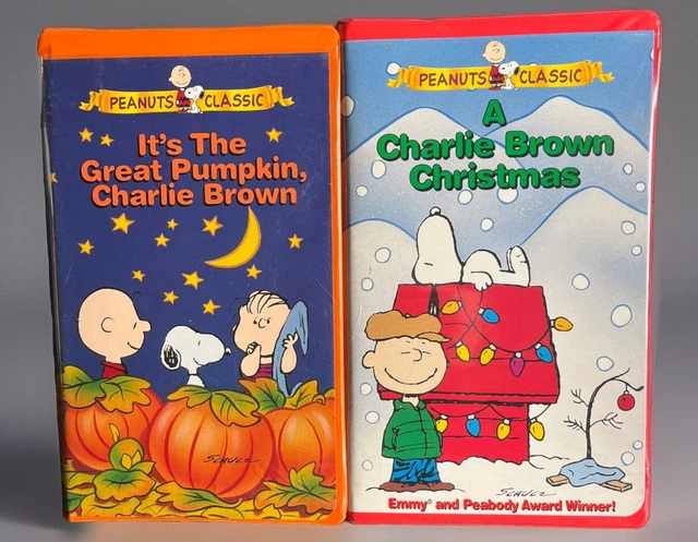 VINTAGE PEANUTS CHARLIE Brown VHS Lot Bundle - Its The Great Pumpkin ...