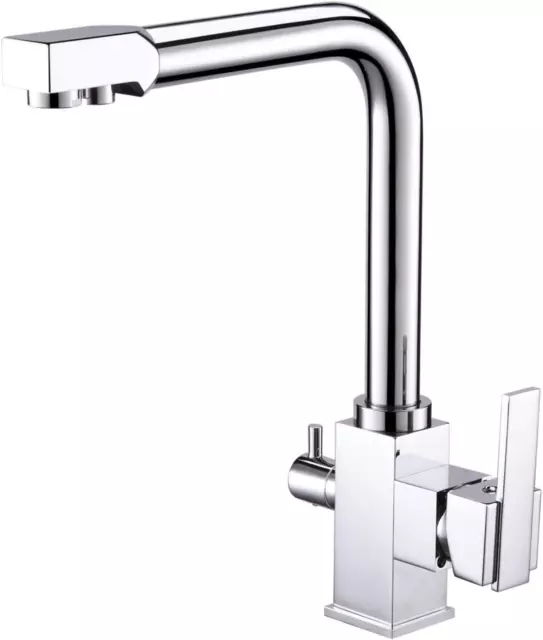 FUNIME 3 WAY Kitchen Mixer Tap with Drinking Water Filtered Tap, Dual ...