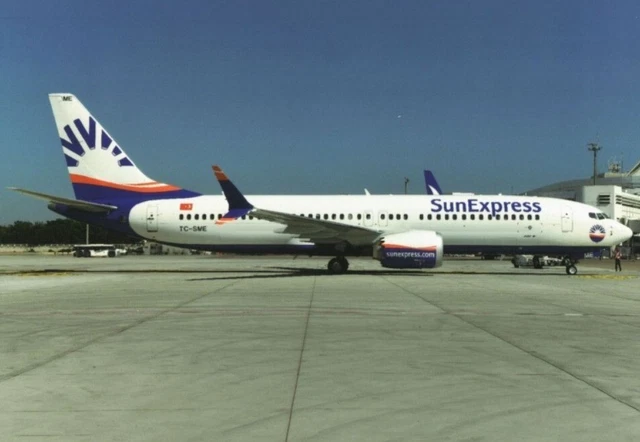 SUN EXPRESS BOEING 737 MAX 8 TC-SME @ Antalya 2022 - postcard $7.55 - PicClick CA