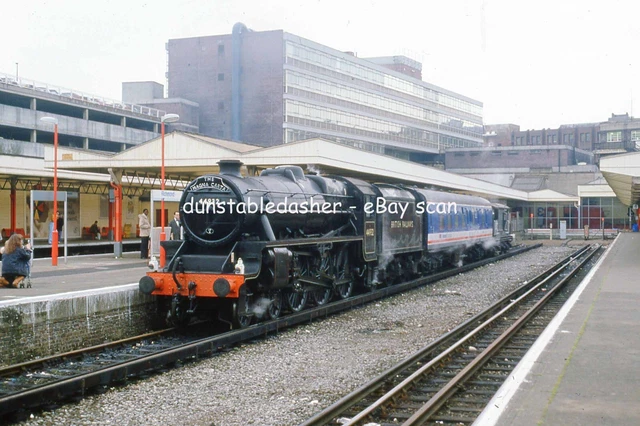 RAILWAY SLIDE: BR Lms 5Mt 4.6.0 44932 @ Richmond Surrey 1989 £4.95 ...