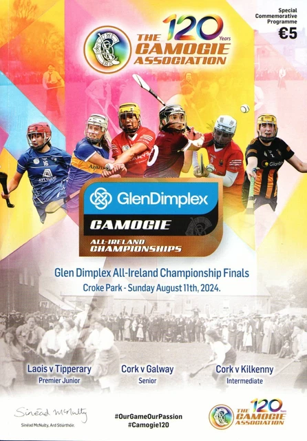 GAA 2024 ALL Ireland Camogie Finals Cork/Galway CK/Kilkenny Laois ...