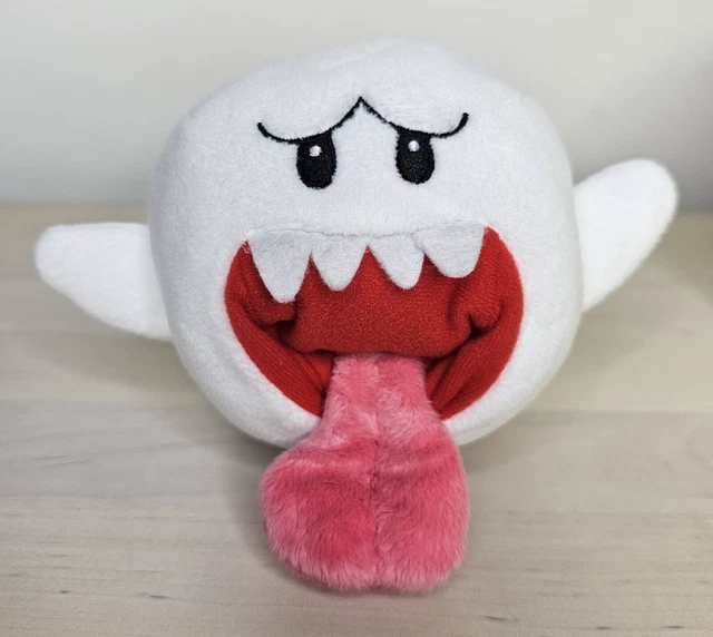 SUPER MARIO BROS Yellow Question Mark Coin Box and Ghost Boo Plush £23. ...