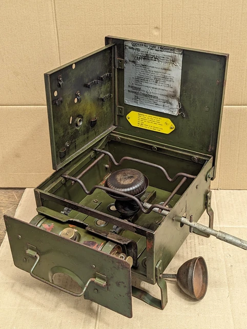 OLD VINTAGE EX British Military No.2 MK 2 Modified Petrol Stove, Field ...