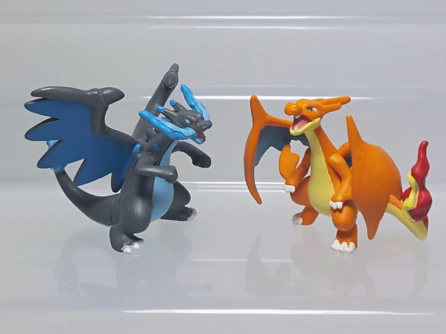 POKEMON MEGA FORM VS. Set Charizard X Y Figure Tomy T-ARTS 2014 T04 1.6 ...