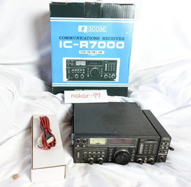 ICOM IC-R7000 COMMUNICATIONS Receiver/Scanner HF VHF UHF FM AM Working ...