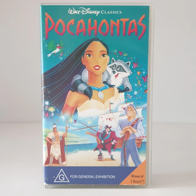 POCAHONTAS VHS DISNEY Classics Animation Childrens Movie G Rated PAL $9 ...