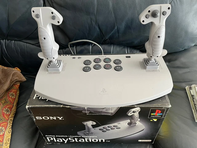 OFFICIAL SONY PLAYSTATION Analog Joystick PS1 SCPH-1110 & Games inc Ace ...