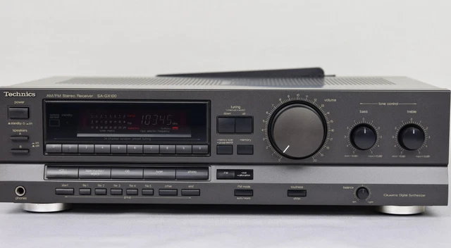 TECHNICS SA-GX100 STEREO RECEIVER PHONO INTEGRATED AMPLIFIER GUTER ...