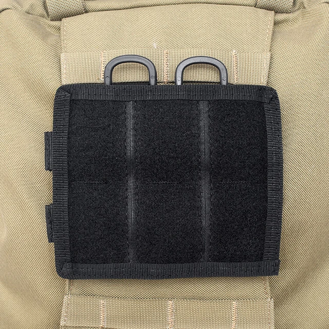 MOLLE PATCH PANEL Hook & Loop Adapter Panel for Backpack Vest DIY Patch ...