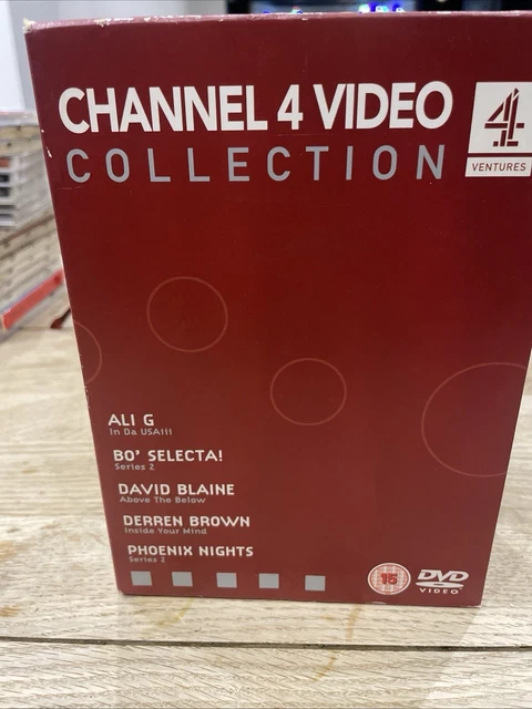CHANNEL 4 DVD Ali G,Bo Selecta, David Blaine,Derren Brown,Phoenix ...