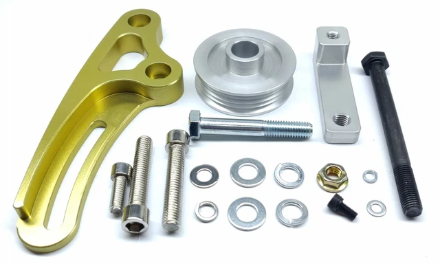 ALTERNATOR CONVERSION BRACKET for Holden Ls1 Rb30 Rb26 Rb25 Rb20 Gold ...