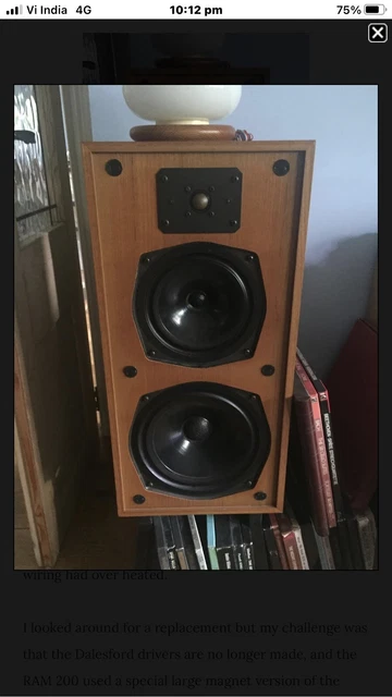 RAM 150 STUDIO Monitor Speakers £269.95 - PicClick UK