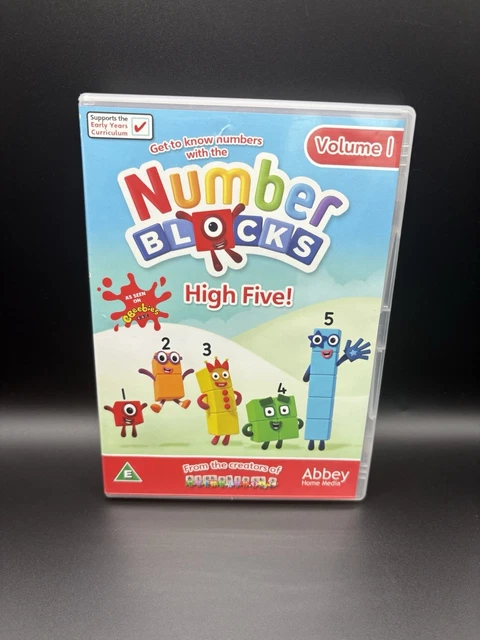 NUMBERBLOCKS HIGH FIVE! Vol 1 DVD - Number Blocks **RARE** Very Good ...