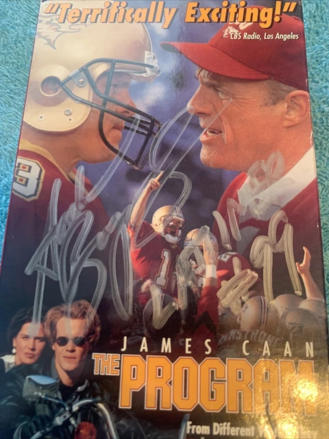 THE PROGRAM VHS James Caan Autographed By Andrew Bryniarski #99 ...