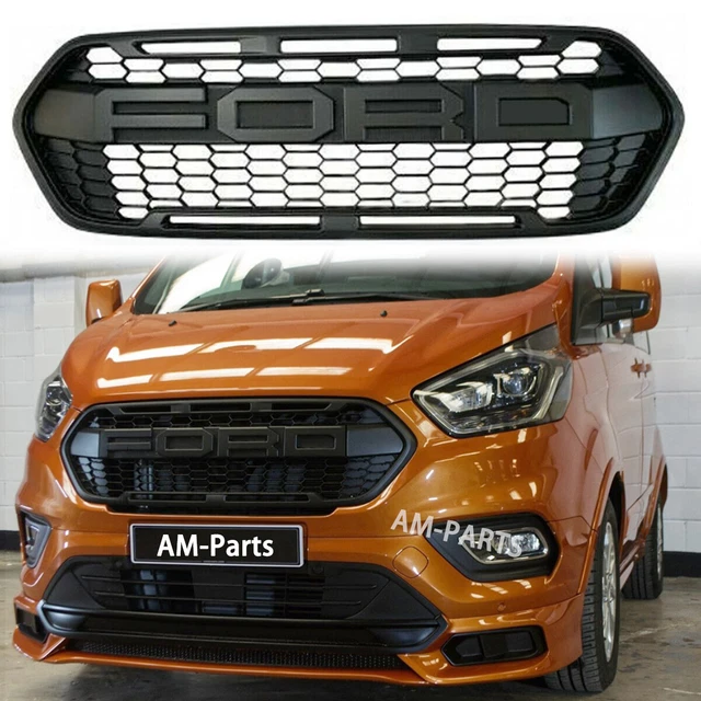 FOR FORD TRANSIT Custom Grill 2018-2023 Raptor Style Front Grille Trail ...