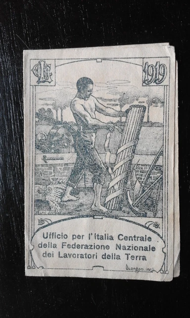 TESSERA, 1919 FASCIO PRIMIGENIO, MUSSOLINI, DUCE, FASCISMO MARCIA SU ...