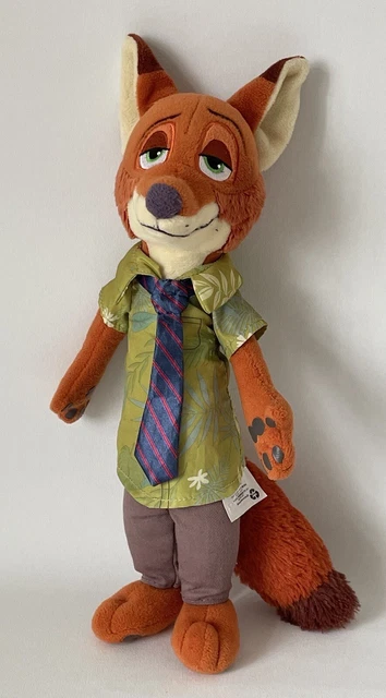 ZOOTOPIA NICK WILDE Fox - Zootropolis 11” Soft Toy Plush Disney Store £ ...