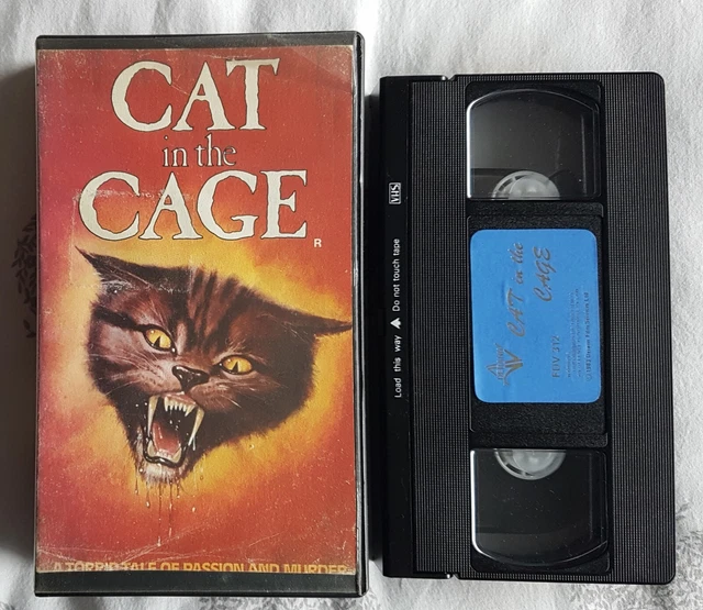 THE CAT IN THE CAGE (VHS) PRE CERT - Sybil Danning + Colleen Camp + Mel ...
