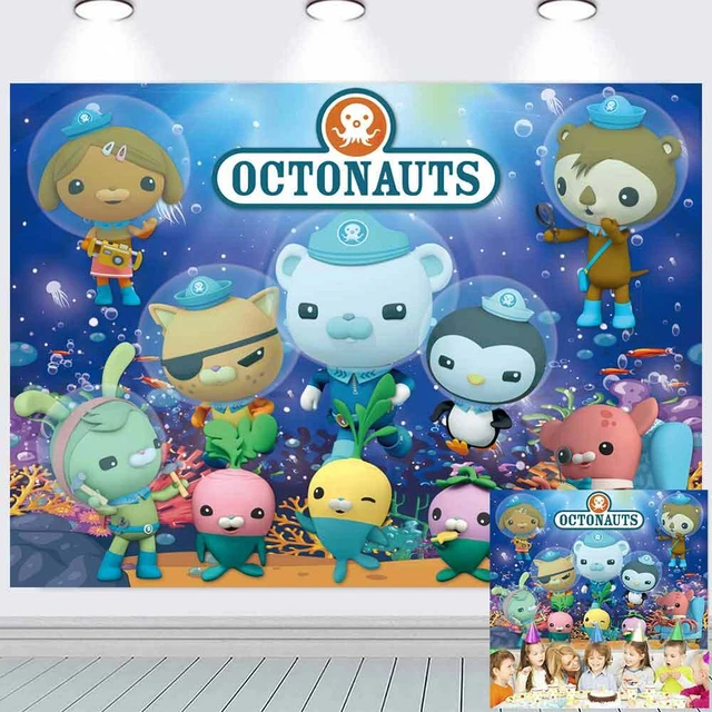 OCTONAUTS HAPPY BIRTHDAY Backdrop Baby Shower Banner Vinyl Party ...