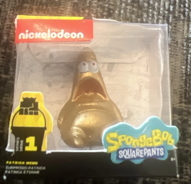 MINI BRANDS GOLD SPONGEBOB PATRICK MEME Zuru Toy Nickelodeon ...