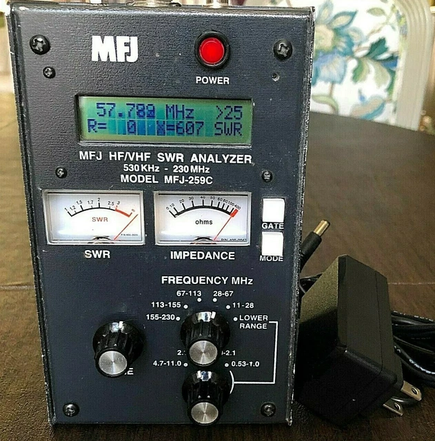 MFJ ENTERPRISES HF/VHF SWR Analyzer MFJ-259C 530 KHz to 230 MHz $225.00 ...
