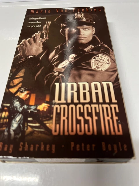 URBAN CROSSFIRE (VHS, 1994) Mario Van Peebles Ray Sharkey LIVRAISON ...