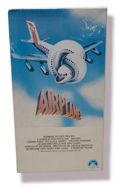 AIRPLANE 1980 VHS Paramount Gatefold 1st Release RARE Robert Hayes $28. ...