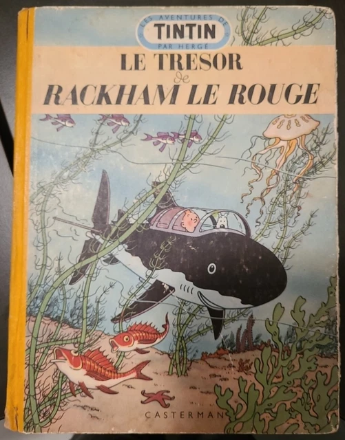 TINTIN - LE Trésor De Rackham Le Rouge - B7 - 1952 EUR 42,00 - PicClick FR