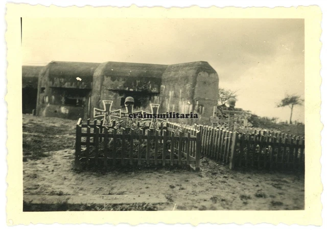 ORIG. FOTO GRAB Soldaten bei Maginotlinie Bunker FRANCALTROFF ...
