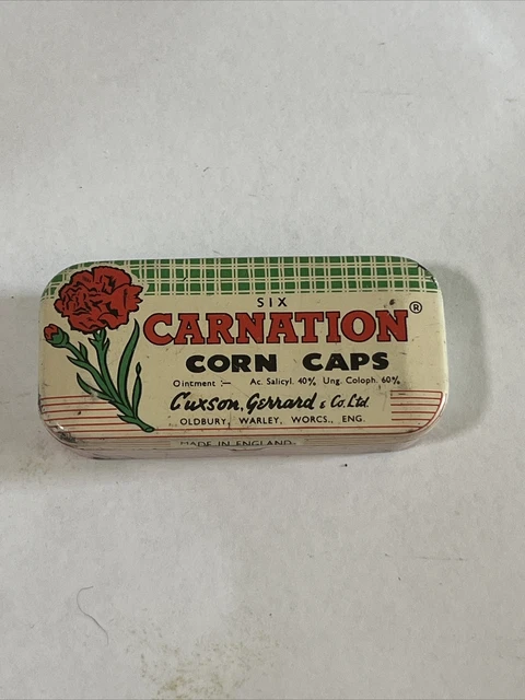 VINTAGE CARNATION CORN Caps Tin (2) $19.90 - PicClick AU