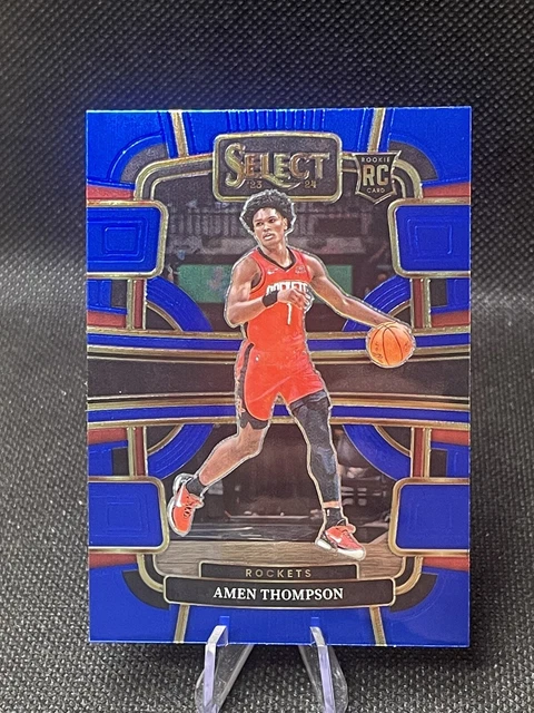 AMEN THOMPSON 2023-24 Panini Select Blue Acourse Rookie #96 Rockets RC EUR 2,24 - PicClick IT