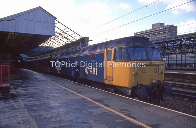 RAIL 35MM COLOUR Slide 47481 Class 47 Crewe 13/3/1989 #J1356 £2.99 ...