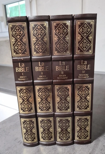 LA BIBLE EN 4 Tomes Chez Euro Editions 1975 Edition Numerotee EUR 45,00 ...