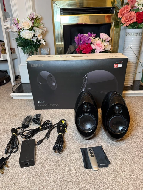 EDIFIER E25 LUNA Eclipse Active Bluetooth Speakers for PC/TV/Laptop Black £109.99 - PicClick UK