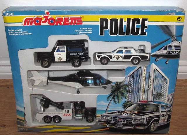 RARE VINTAGE MAJORETTE 960 California Highway Patrol Police Gift Set ...