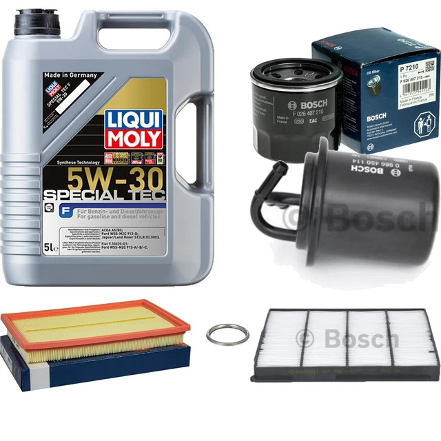 BOSCH INSPECTION SET 5L Liqui Moly Spécial Tec F 5W-30 pour Subaru EUR 136,55 - PicClick FR