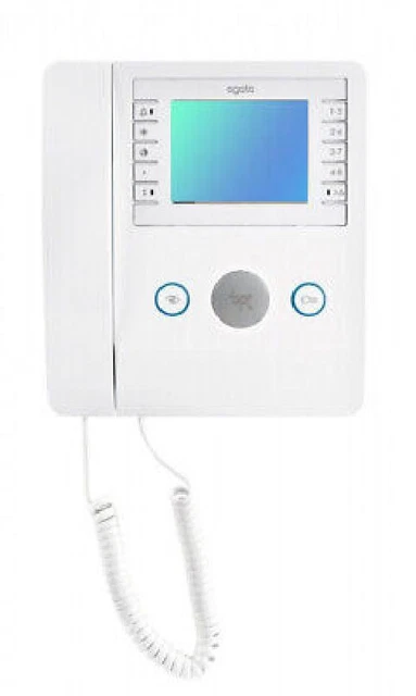 VIDEOCITOFONO INTERNO A Cornetta Display Lcd CAME AGATA VC 62100370 ...