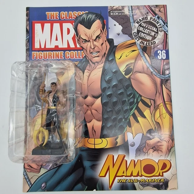 EAGLEMOSS MARVEL COLLECTION Figure Namor The Sub Mariner AND Magazine ...