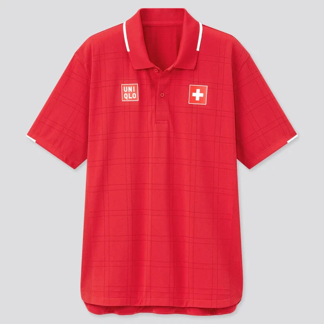 UNIQLO ROGER FEDERER Tokyo Olympics 2021 Red Men’s Tennis Shirt / Polo ... UNIQLO ROGER FEDERER Tokyo Olympics 2021 Red Men’s Tennis Shirt / Polo ...
