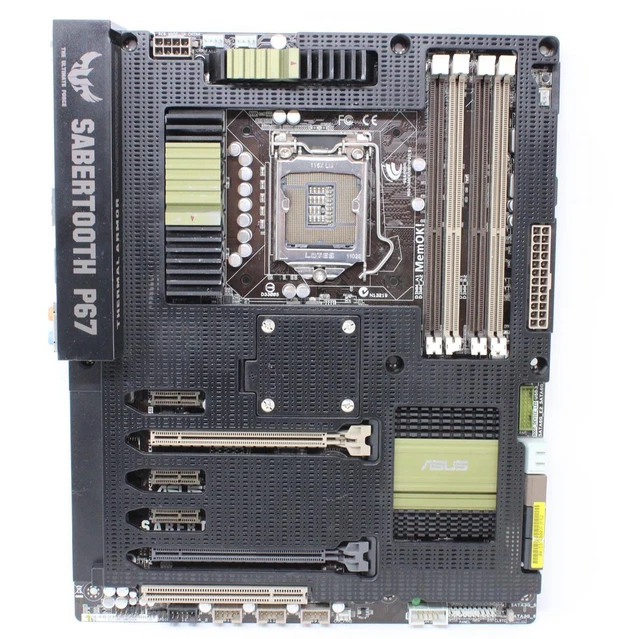 ASUS SABERTOOTH P67 Intel P67 ATX Desktop Board Socket 1155 (#5002) $98 ...