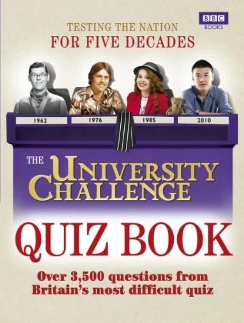 THE UNIVERSITY CHALLENGE Quiz Book, Steve Tribe, £17.39 - PicClick UK