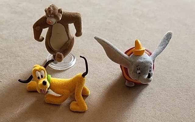 3 DISNEY MICRO Minifigures ~ Pluto, Dumbo, Baloo £10.00 - PicClick UK