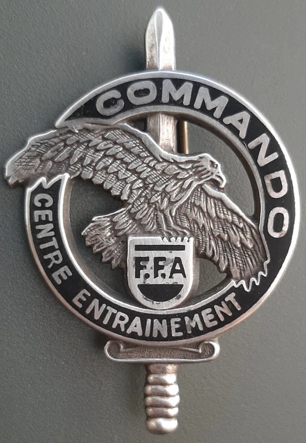 INSIGNE BREVET COMMANDO CEC FFA Allemagne 1990s DRAGO NOISIEL ORIGINAL ...