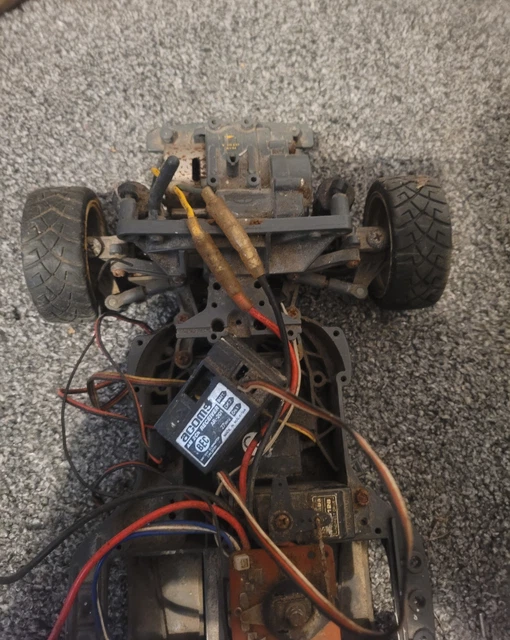 RARE VINTAGE TAMIYA 1/10 scale rc car in need off full restoration ...