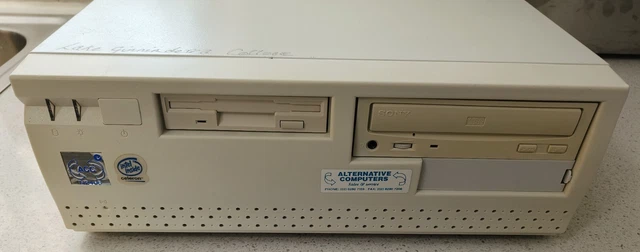 VINTAGE DESKTOP PC - Intel Celeron 533MHz 256MB RAM 10GB HDD Win2K Pro ...